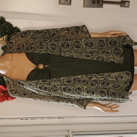 LuLaRoe | Tops | Reducedlularoe Open Semi Sheer Top Designs Of Olive ...